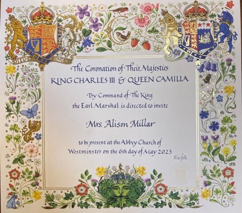 The Royal Coronation Invitation – Lord Lieutenant of Londonderry